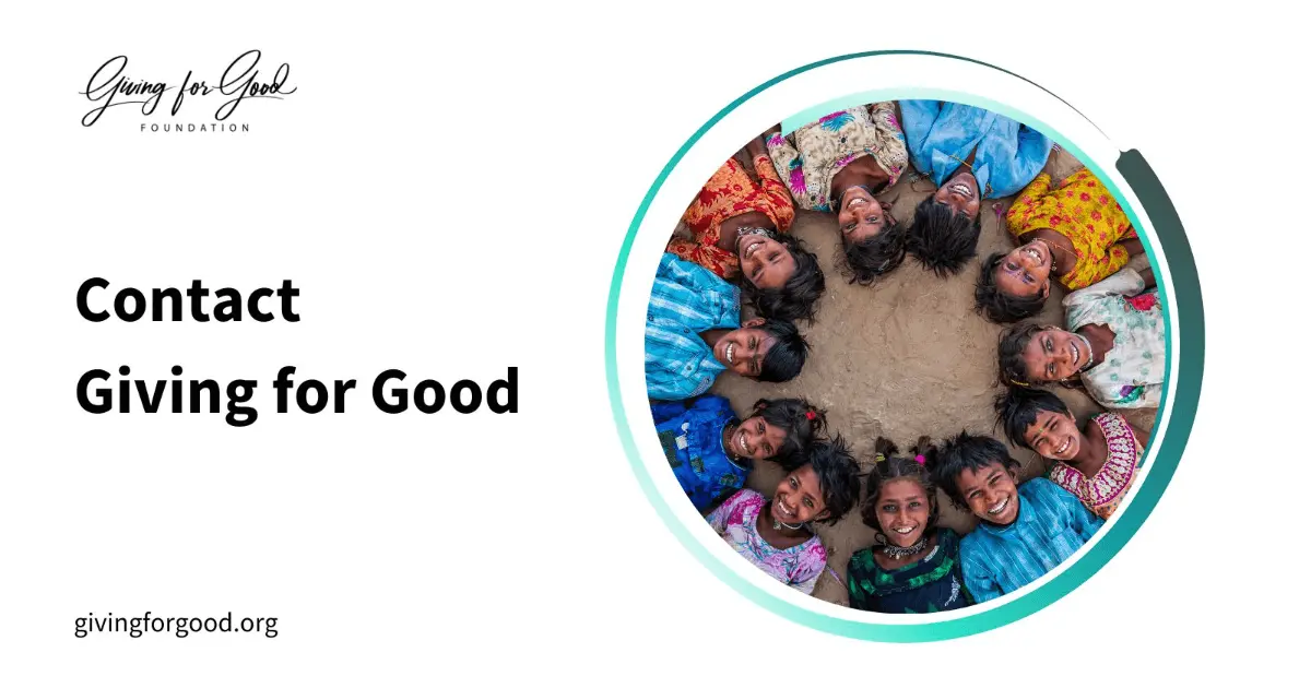 Get in Touch - Giving for Good